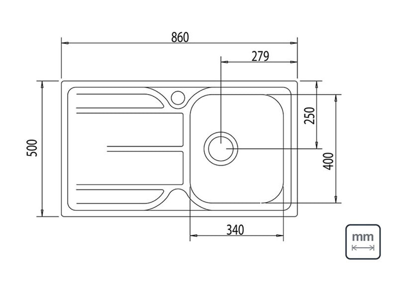 Cuba de Sobrepor Inox Acetinado 86x50cm Marea 34 Tramontina 93902123 ...