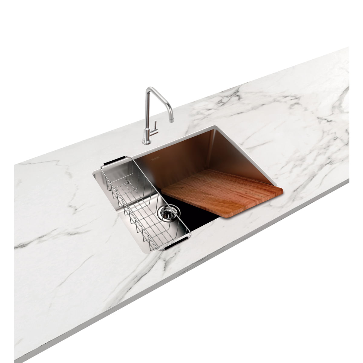 Tanque de Embutir Tramontina Jumbo 106 L em Aço Inox 70 x 50 cm ...