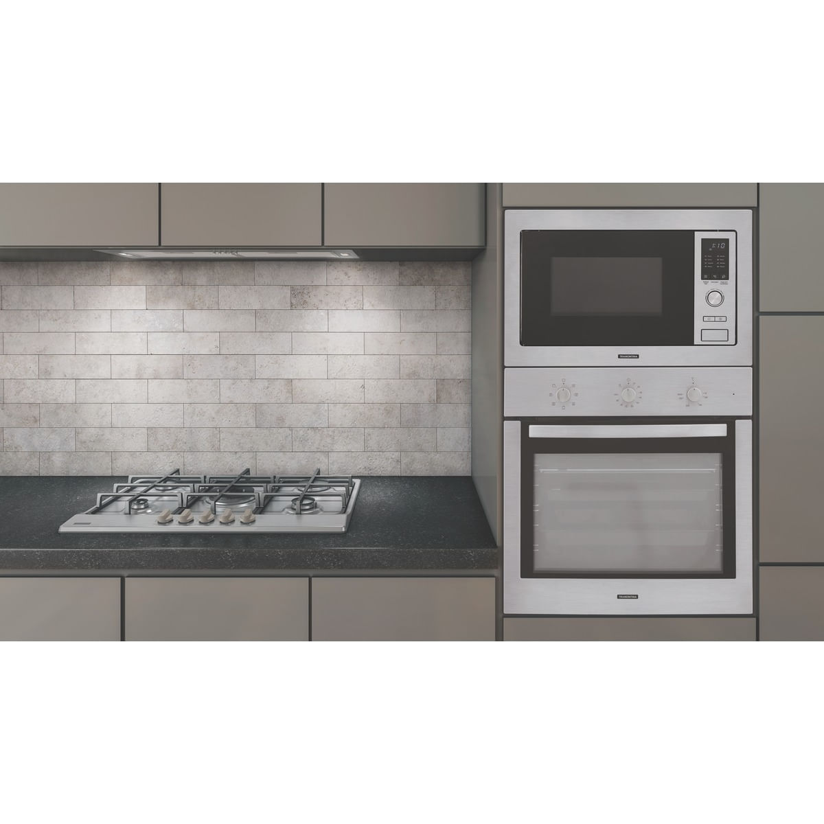 Coifa de Embutir Tramontina Incasso Retangular em Aço Inox 75 cm 127 V ...