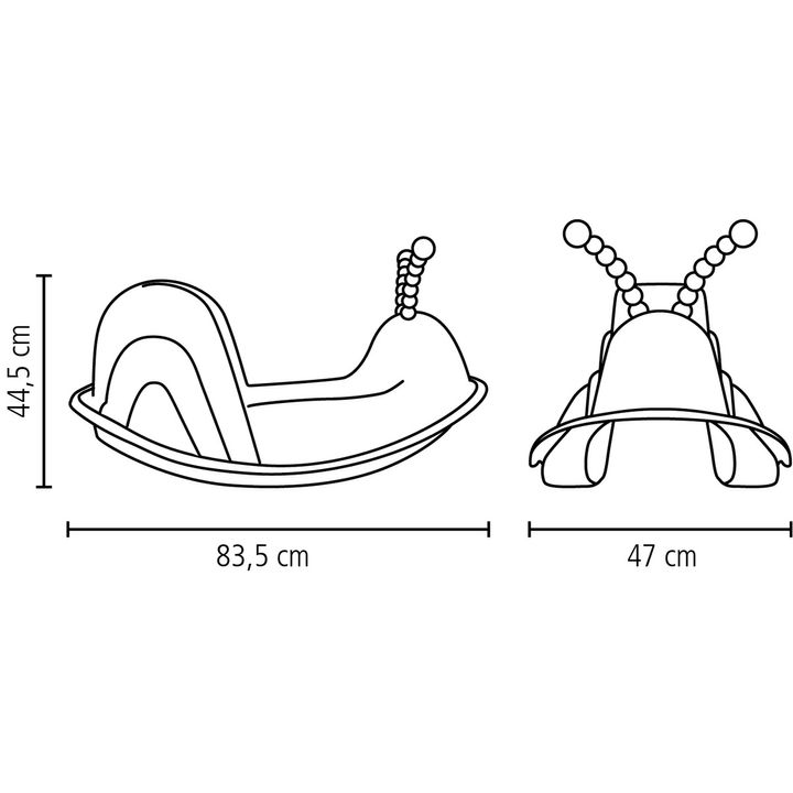 Gangorra Infantil Tramontina Dindon em Polipropileno Amarelo | Marin ...