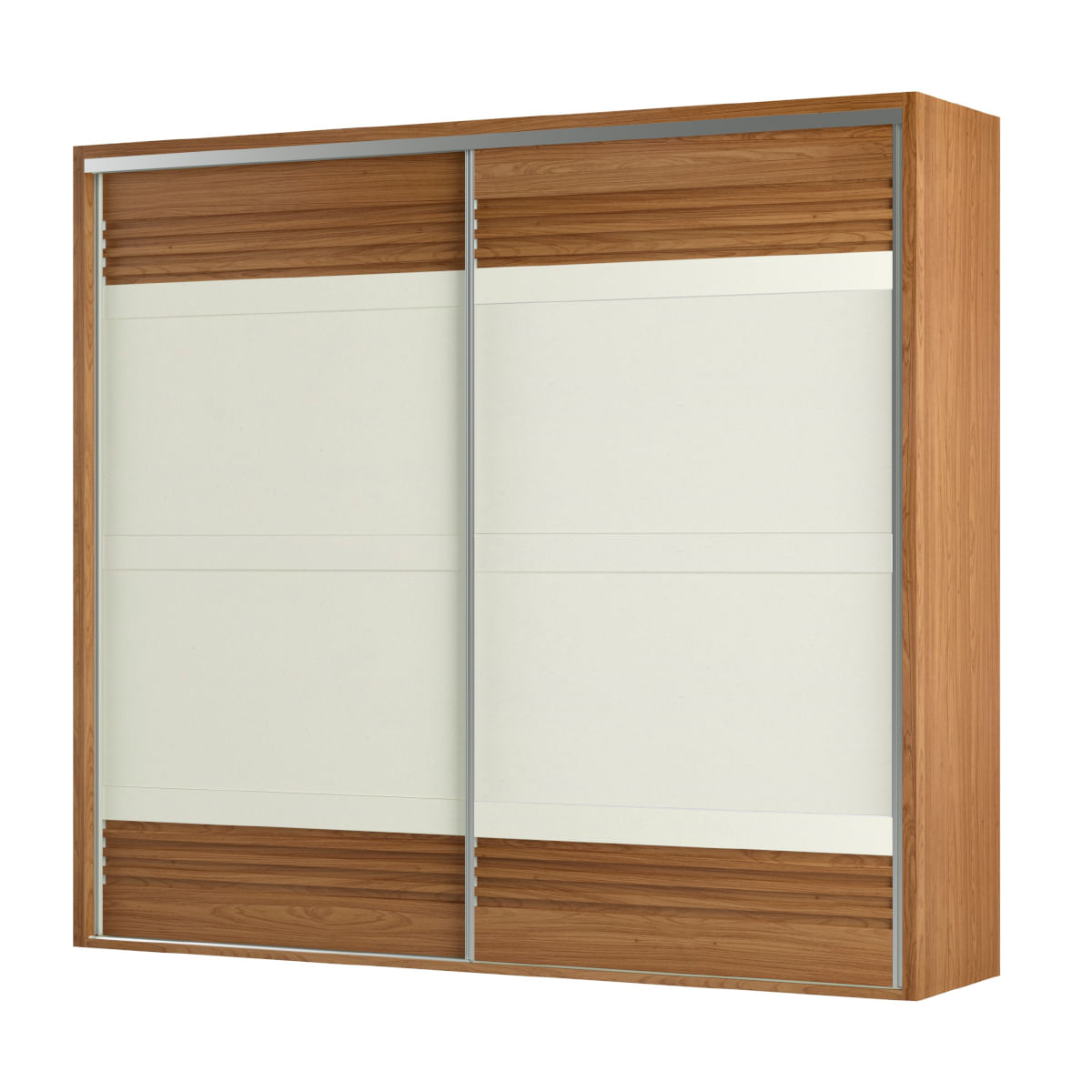 Guarda-Roupa com 2 Portas de Correr 267 cm Freijó TW603 JJ Dalla Costa ...