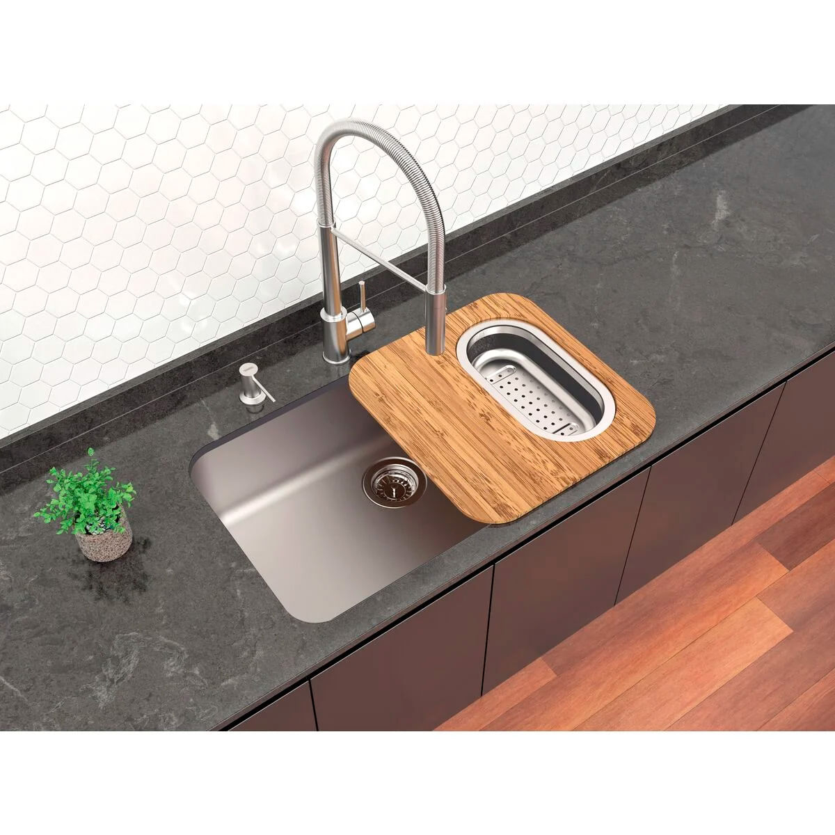 Cuba de Embutir Tramontina Dora 70 BL R6 em Aço Inox Acetinado 70x40x20 ...