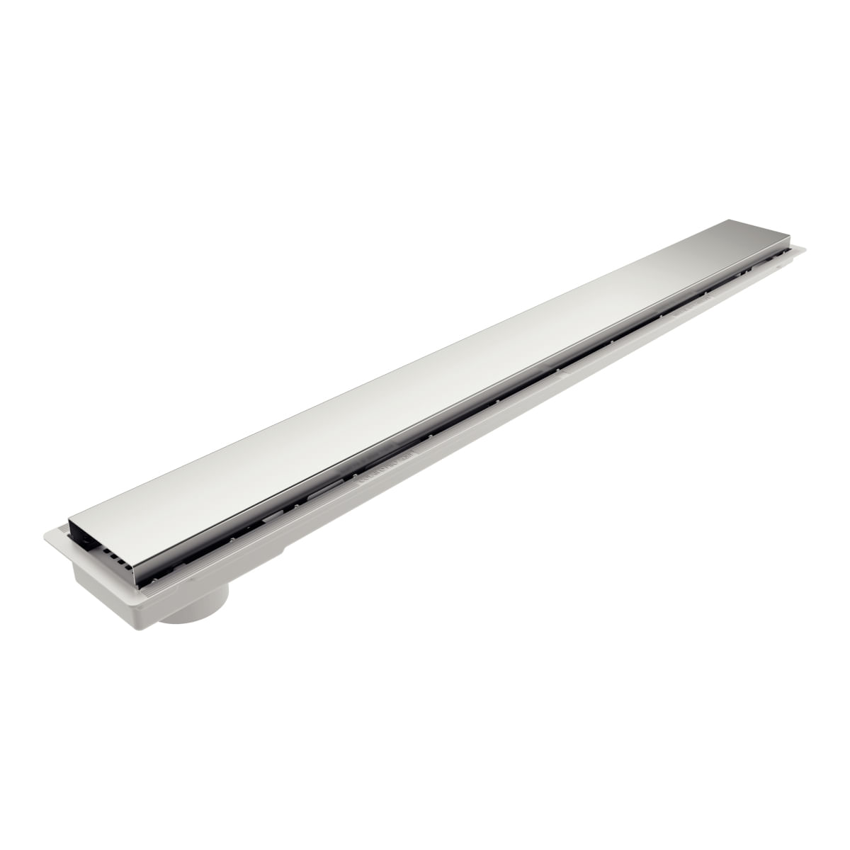 Ralo Tramontina Slim em PVC com Tampa em Aço Inox Tramontina 75 x 7 cm